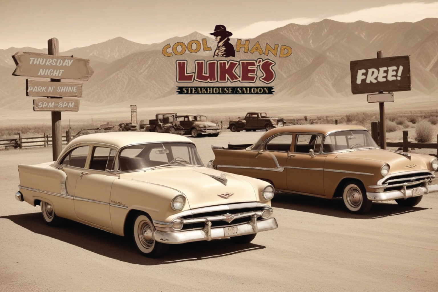 Cool Hand Luke’s Park N’ Shine – Graffiti USA Museum