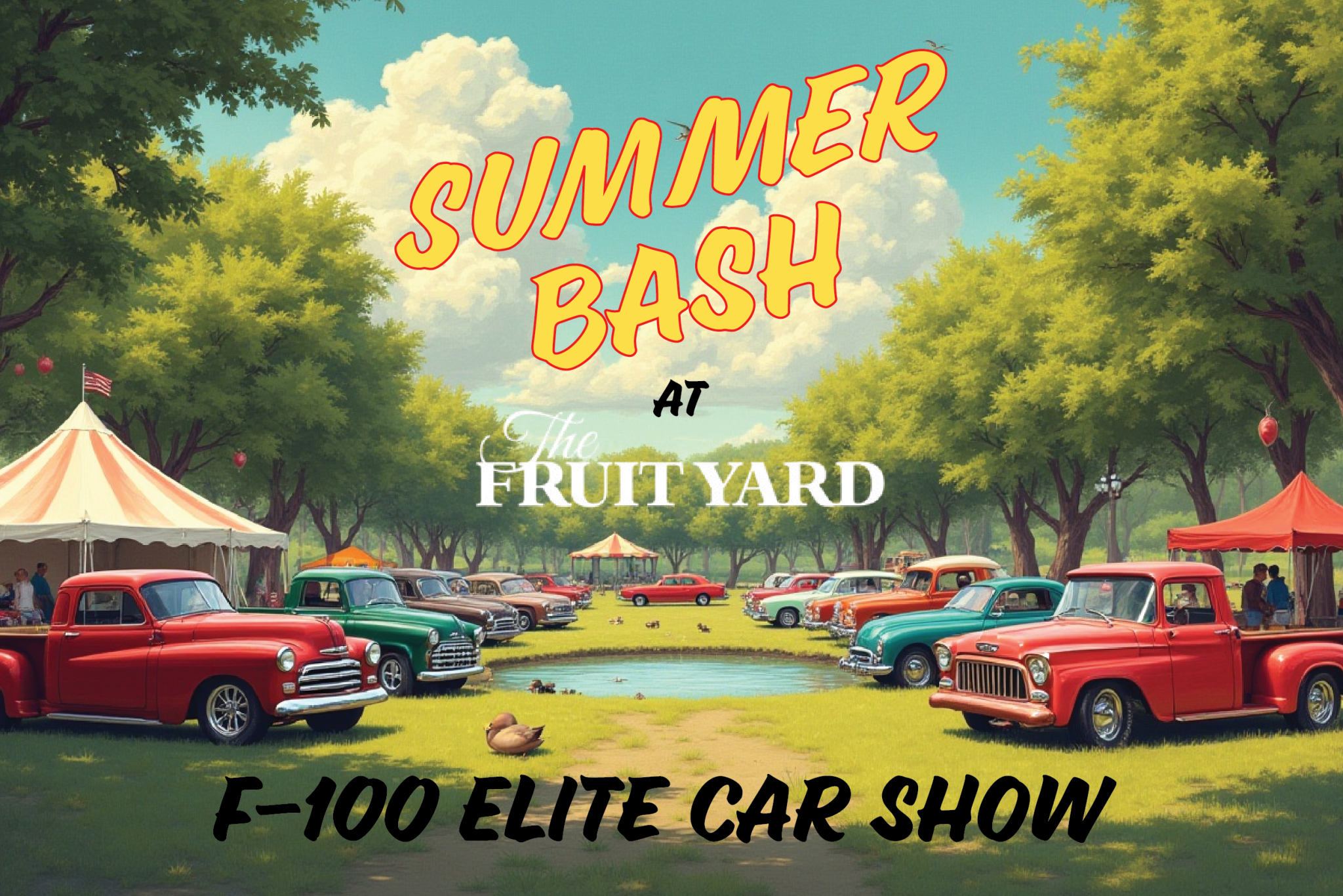 Summer Bash Car Show at The Fruit Yard – Graffiti USA Museum